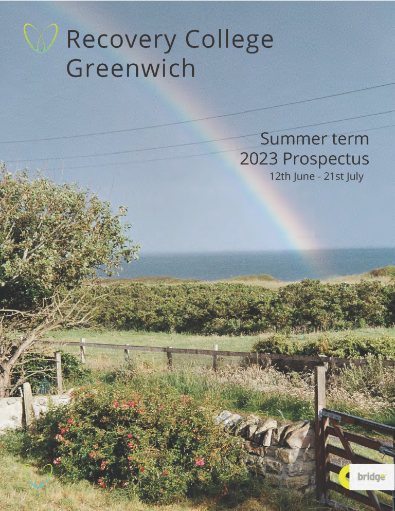 Timetable & Prospectus - Recovery College Greenwich