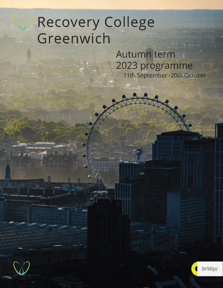 Timetable & Prospectus - Recovery College Greenwich